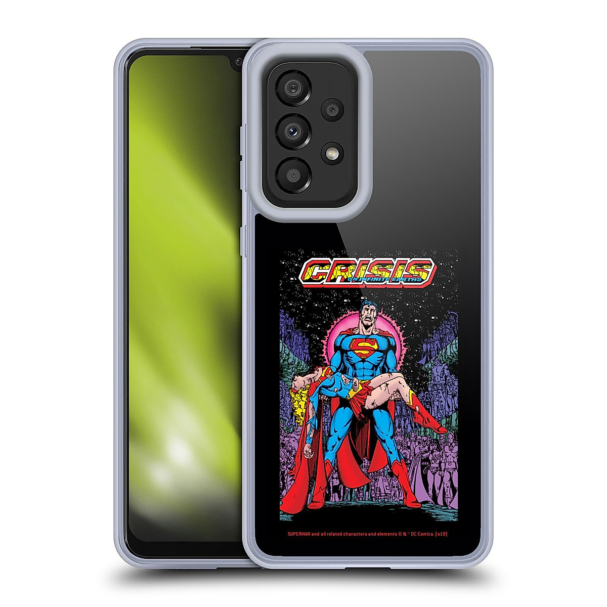 Head Case Designs Officially Licensed Superman DC Comics Supergirl Crisis on Infinite Earths Famous Comic Book Covers Soft Gel Case Compatible with Galaxy A33 5G (2022)