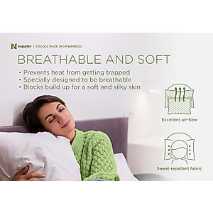 Nappler Cooling Pillow for hot Sleepers - Bed Pillows Queen Size Premium Set of 2 - Adjustable Shredded Memory Foam - Medium to Firm Pillows for Back, Stomach & Side Sleepers -Washable Cover