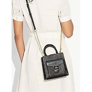 Coach Women's Mini Pepper Crossbody in Signature Canvas - IM/Brown/Black