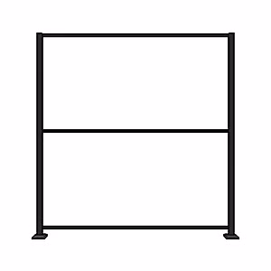 3’x6’ Decorative Screen Panel Frame Kit, Black