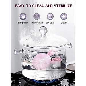 Bunny Eggy Teether Baby Teething Toy Rabbit Egg Rattle Toy Teething Pain Relief for Babies Boys Girls - Pink