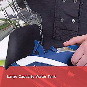 BLACK+DECKER Xpress Steam Cord Reel Iron with Nonstick Soleplate, Blue, ICR16X