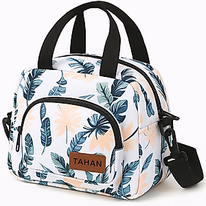 TAHAN Insulated Lunch Box For Girls Small Lunch Bag Adult Women Work Kawaii Lunch Tote For Teen School Cute Compact Lunch Pail For Kids Keep Warm Lunch Pale For Ladies Teacher