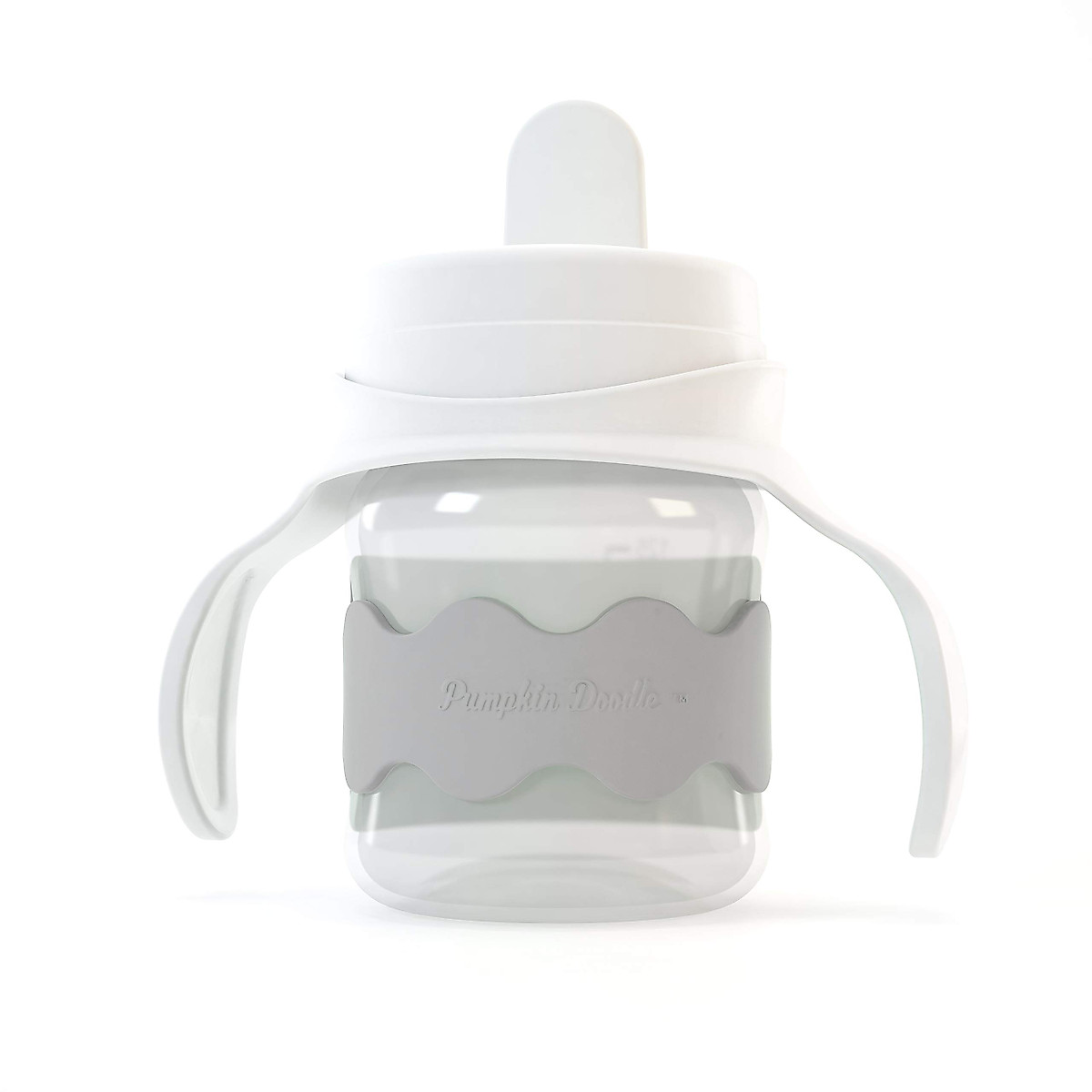 Pumpkin Doodle Permanent Write-on Labels for Bottles/Sippy Cups/Food Containers 6pcs (Grey)