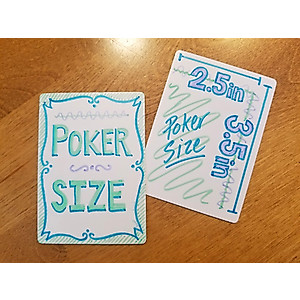 Apostrophe Games Blank Playing Cards (Poker Size Uncoated Cards) 2.5" x 3.5", 180 Blank Cards, Flash Cards, Board Game Cards, Study Guide Cards