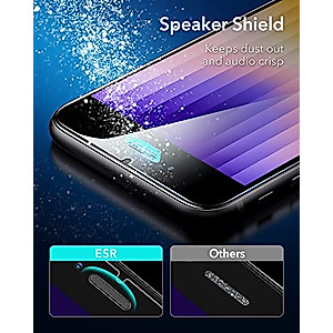 ESR Tempered-Glass Screen Protector Compatible with iPhone SE 3/SE 2 (2022/2020) and iPhone 8/7, Easy Installation Frame, Scratch Resistant, Case Friendly, 2 Pack