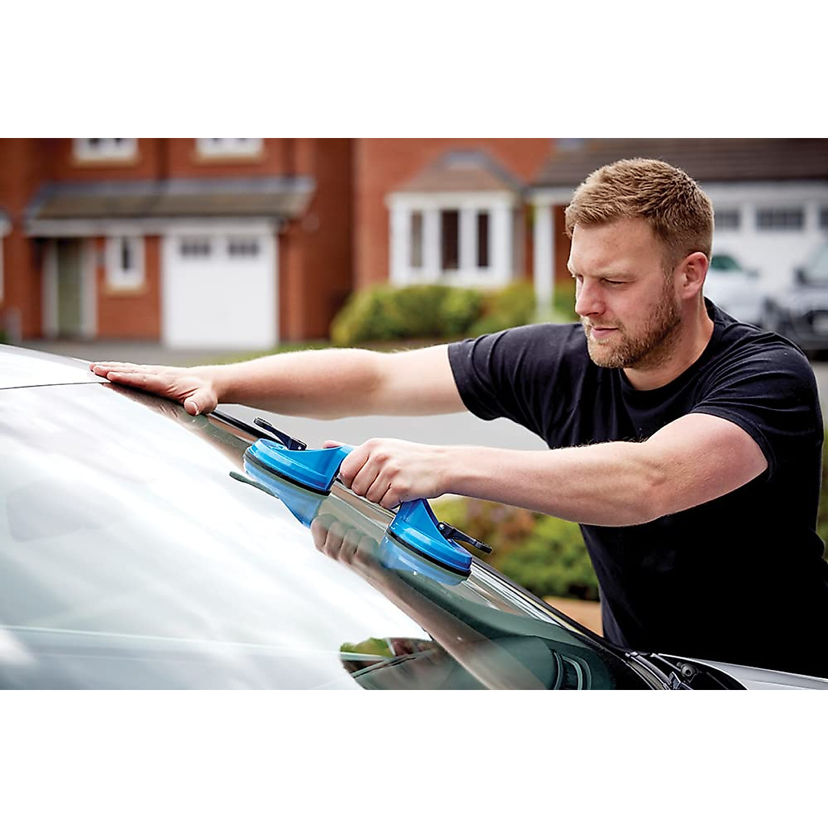 Silverline 675088 Double Suction Pad 70 kg