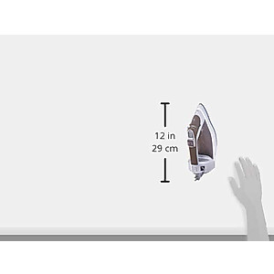 Hamilton Beach Steam Iron & Vertical Steamer for Clothes with Scratch-Resistant Durathon Soleplate, 3-Way Auto Shutoff, Anti-Drip, Digital Temp. Control, 10’ Retractable Cord 1700W, Silver
