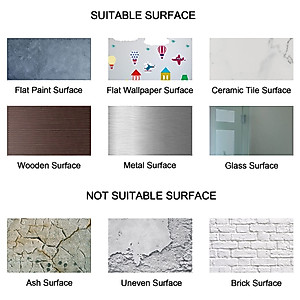 ANCIRS 2 Pack Smile Fridge Stickers, Cute Refrigerator Decal Smiling Face Stickers, Adhesive Vinyl Stickers on Freezer, Kitchen Wall Inside House