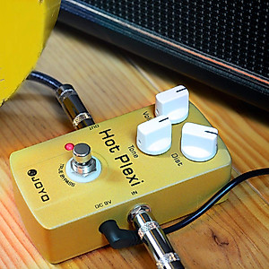 JOYO JF-32 Hot Plexi Distortion Pedal Bundle with JP-02 DC 9V 18V Pedal Power Supply