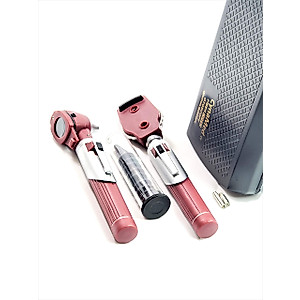 Burgundy Otoscope Set -LED Otoscope/School Kit-CYNAMED