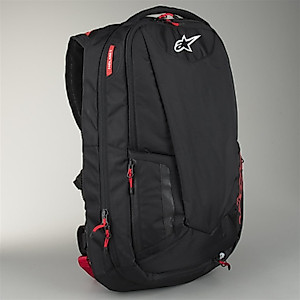 Alpinestars 3517-0402 Black/Red 25 Liter City Hunter Backpack