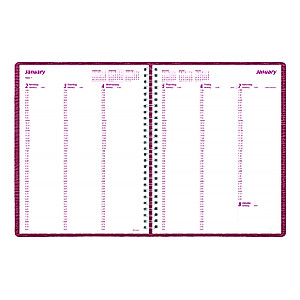 Brownline 2023 Essential Weekly Planner, Appointment Book, 12 Months, January to December, Twin-Wire Binding, 11" x 8.5", Red (CB950.RED-23)