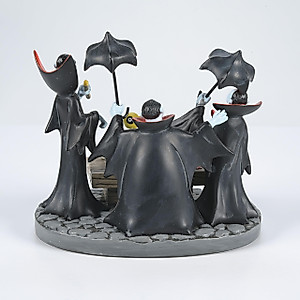 Department 56 Disney The Nightmare Before Christmas Village Accessories Vampire Brothers Prepare The Duck Toy Figurine, 3.42 Inch, Multicolor