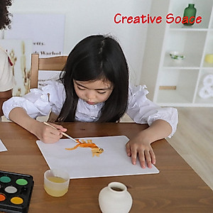 ANZEKE Blank Yard Signs with H- Metal Stakes, 3 Pack 24 x 18Inches White Corrugated Plastic Yard Lawn Sign for Party Decorations, Estate,Garage Sale Signs, Rent, Guidepost Decorations,Open House