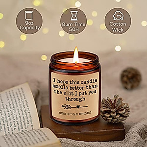 Miracu Scented Candle - Thank You Gifts for Men, Thank You Mom Gifts - Im Sorry Gifts for Her, Dad, Friend - Funny Birthday, Mothers Day, I Love You Gifts for Men, Boyfriend - Apology Gifts for Him