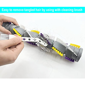 CauYien 2252 Replacement Parts for Bissell Cleanview Swivel Pet Crosswave 2252 2486 2488 2489 2253 2254 2258 1 Brush Roll,2 Belt and 4 filters