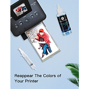 Mars Online Printhead Cleaning Kit Inkjet Printer Head Cleaner Compatible for HP / Epson / Brother / Canon 8600 8610 8035 8710 6700 6900 / Epson 1430 2720 et-2720 et-2750, 100ML, Kit 2