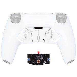Turn Rise to RISE4 Kit – Redesigned White K1 K2 K3 K4 Back Buttons Housing & Remap PCB Board for PS5 Controller eXtremeRate Rise & RISE4 Remap kit - Controller & Other Rise Accessories NOT Included