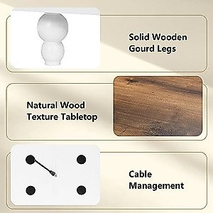 4 EVER WINNER Corner TV Stand for 50 Inch TV, 45” Farmhouse Corner TV Cabinet with LED Light, Adjustable Shelves and Barn Doors, Corner Entertainment Center for Living Room Bedroom, White