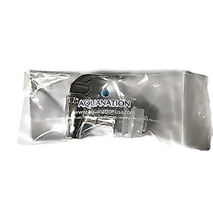 AquaNation BPA Free Replacement Cooler Faucet Water Bottle Jug Ceramic Water Crock Reusable Spigot Spout Water Beverage Lever Pour Dispenser Valve Gravity Water Tap - Chrome (1)