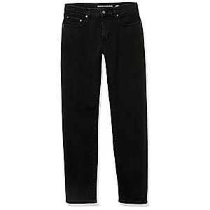 Amazon Essentials Men's Relaxed-Fit Stretch Jean, Washed Black, 54W x 34L