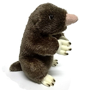 TAMMYFLYFLY 19cm Soft Male Ant Mouse Lifelike Mole Plush Toy Cute for Birthday Gift boy Girls Or Party