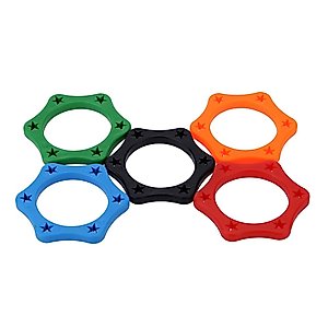 an-do-er 5pcs Rubber Wireless Handheld Microphone Rolling Protection Ring