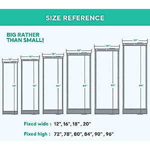 LovePads Customizable Plastic Door Curtain Strips, Magnetic Entry Curtain Panel, Heavy Duty Low Temp Waterproof Commercial Curtains for Walk-in Freezer Store Partition Doorway, Clear 12" x 72" (2 pcs)