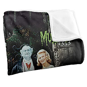 Trevco The Munsters Family Silky Touch Super Soft Throw Blanket 36" x 58"