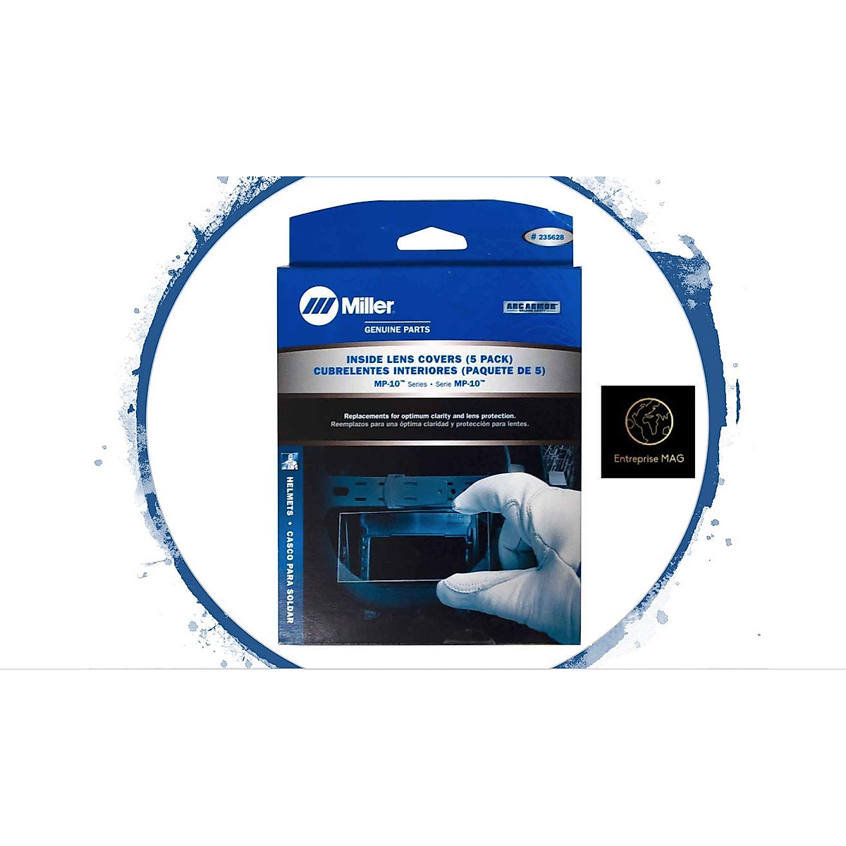 Miller Lens Cover 235628, 4-1/2 X 5-1/4, PK5