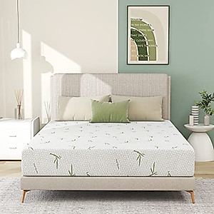 wOod-it Queen Mattresses, Memory Foam Mattress Queen Size Bed in a Box Cooling Gel Medium Firm CertiPUR-US (10 Inch)