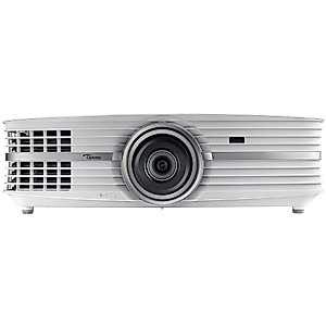 Optoma UHD60 True 4K UHD Projector, Bright 3000 Lumens, Entertainment and Movies, Rec.2020 with DCI-P3 for Wide Color Gamut, HDMI 2.0 and HDR10, WHITE