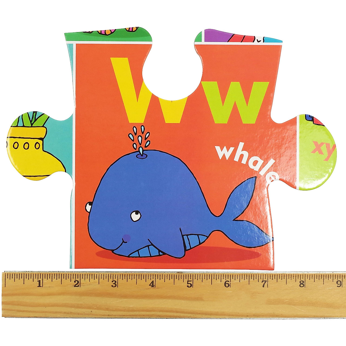 PETER PAUPER PRESS The Alphabet Jumbo Floor Puzzle - Fun and educational puzzle with upper and lowercase letters, first words and pictures. (24 Pieces) (36 inches wide x 24 inches high)