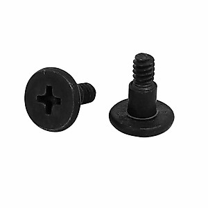 Tool parts Laptop Computer Shockproof Flat Head BoltsHard Drive Screws Black 40pcs