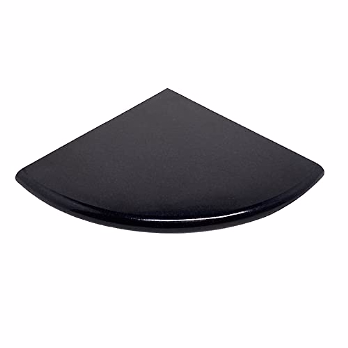 Premium Quality Absolute Black Granite Corner Shelf (Shower Caddy) Both Side Polished 9 Inch Maintenance Free, Stain Resistant (2 - Pack)