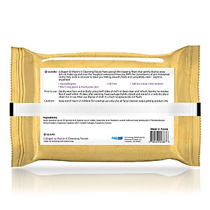 Epielle OG Makeup Remover Cleansing Wipes | Gentle for All Skin Types | Daily Facial Towelettes | Ideal Beauty Gift, Spa Day Set | 4-Pack | Korean Skincare