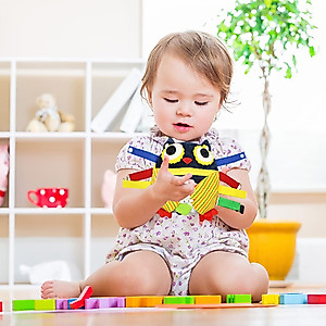 AIPINQI Sensory Pillow Toys, Montessori Stuffed Animal Learning Toys, Exercise Baby Basic Life Skills, Airplane Activities Travel Toys on Plane for Autistic Toddler, Owl