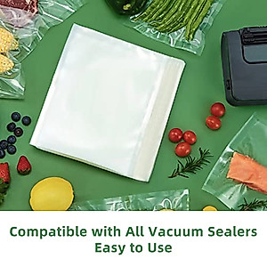GOTISXIN 100 Quart 8” x10” Vacuum Sealer Bags, Airtight,Pre-cut,Heavy Duty BPA-Free Commercial Grade,for Sous Vide & Vacuumed Storage, Vac Seal Bags,for Food Saver & Seal a Meal Machines,Freezer Bag (8x10)