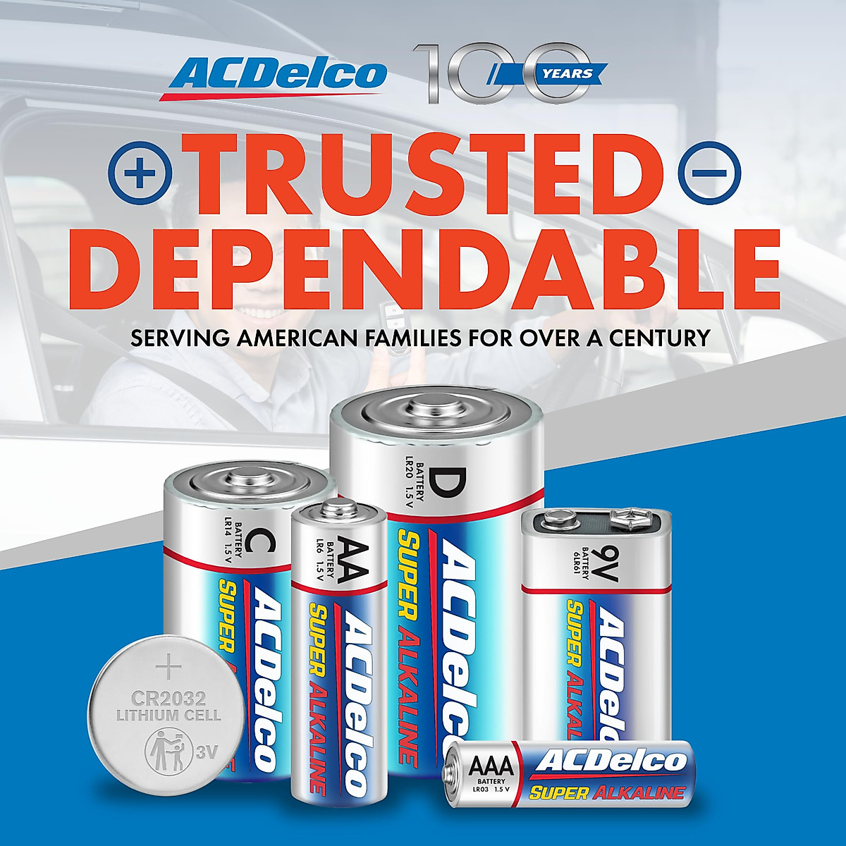 ACDelco 12-Count A23 Batteries, 12V Maximum Power Super Alkaline Battery, 5-Year Shelf Life