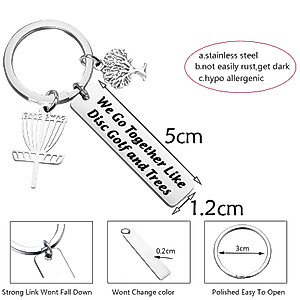 TGBJE Golfers Gifts Disc Golf Lover Gifts Disc Golfing Lover Player Gift We Go Together Like Disc Golf And Trees (Disc Golf)…