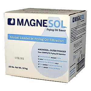 Magnesol Fryer Filter Powder | Dallas Group | Deep Fryer FryPowder | Save Fryer Oil, Extend Oil Life, Fry Oil Filtration, Variable Sizes (2x22lb)