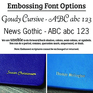 LDS Scriptures Hand-Bound Baby Blue Genuine Leather Triple Combination Fully Customizable with Book of Mormon, Doctrine & Covenants, and Pearl of Great Price Color Scripture Set