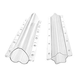 Yardwe 2pcs Cucumber Shaping Mold Clear Heart Shaped Five- Pointed Star Garden Vegetables Cucumber Growth Forming Mold Shaping Tool Transparent