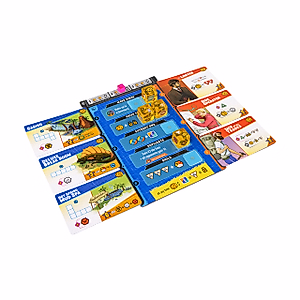 Dinosaur Island Rawr and Write Board Game - Build Your Dino Theme Park! Strategy Game, Fun Family Game for Kids and Adults, Ages 10+, 1-4 Players, 30-45 Minute Playtime, Made by Pandasaurus Games