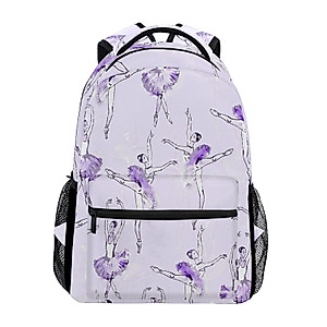 Ballet Ballerinas Kids Backpack for Boys Girls Backpacks Preschool Toddler BookBags Kindergarten Elemetary School Bags