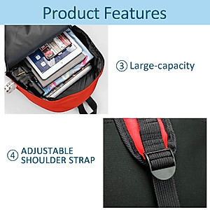 Cartoon Game Backpack,Lightweight Large Capacity Laptop Backpack Book Bag Outdoor Travel Daypack -2