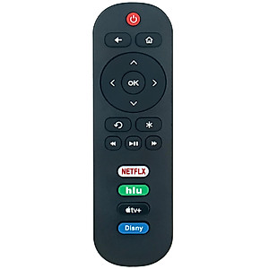 RC280 RC282 Replacement Remote Applicable for TCL Roku TV 65S455 75S455 55S455 50S455 43S455 43S425 32S3800 5US57 40S325 40S3800 55S405 28S3750 40S305 65S535 49S515 65S525 75S435 50S535 50S423 55S425
