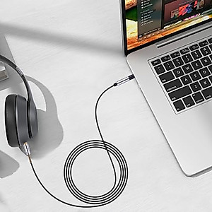 Momentum 2 Cable Compatible with Sennheiser Momentum, Momentum 4, Momentum 3, Momentum 2, HD1 On-Ear/Over-Ear Headphones 6.6ft Audio Cable with 6.35mm Adapter