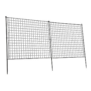 4 Pack Metal Garden Fence Panels Barrier 25in Wire Fences Pet Fence Kit Outdoor Heavy Duty Tall Outdoor Landscape Patio Yard Fencing Border Animal Barrier